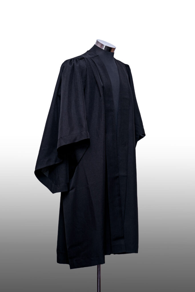 Bachelor Gown - Silver Rose